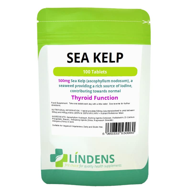 Lindens Sea Kelp iodine supplement tablets