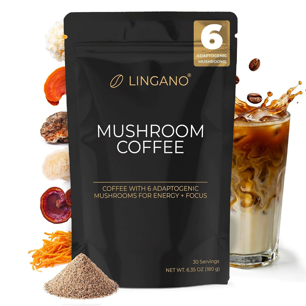 LINGANO mushroom coffee instant blend