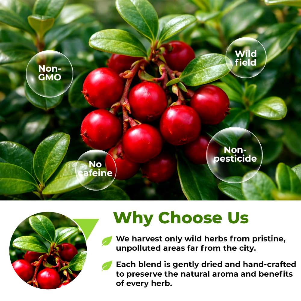 lingonberries tea for a refreshing brew