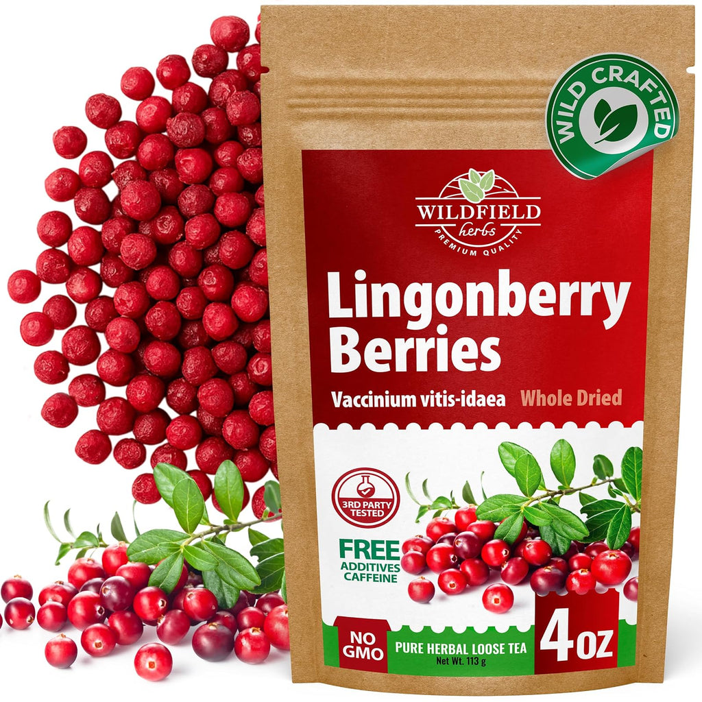 lingonberry whole berries herbal tea