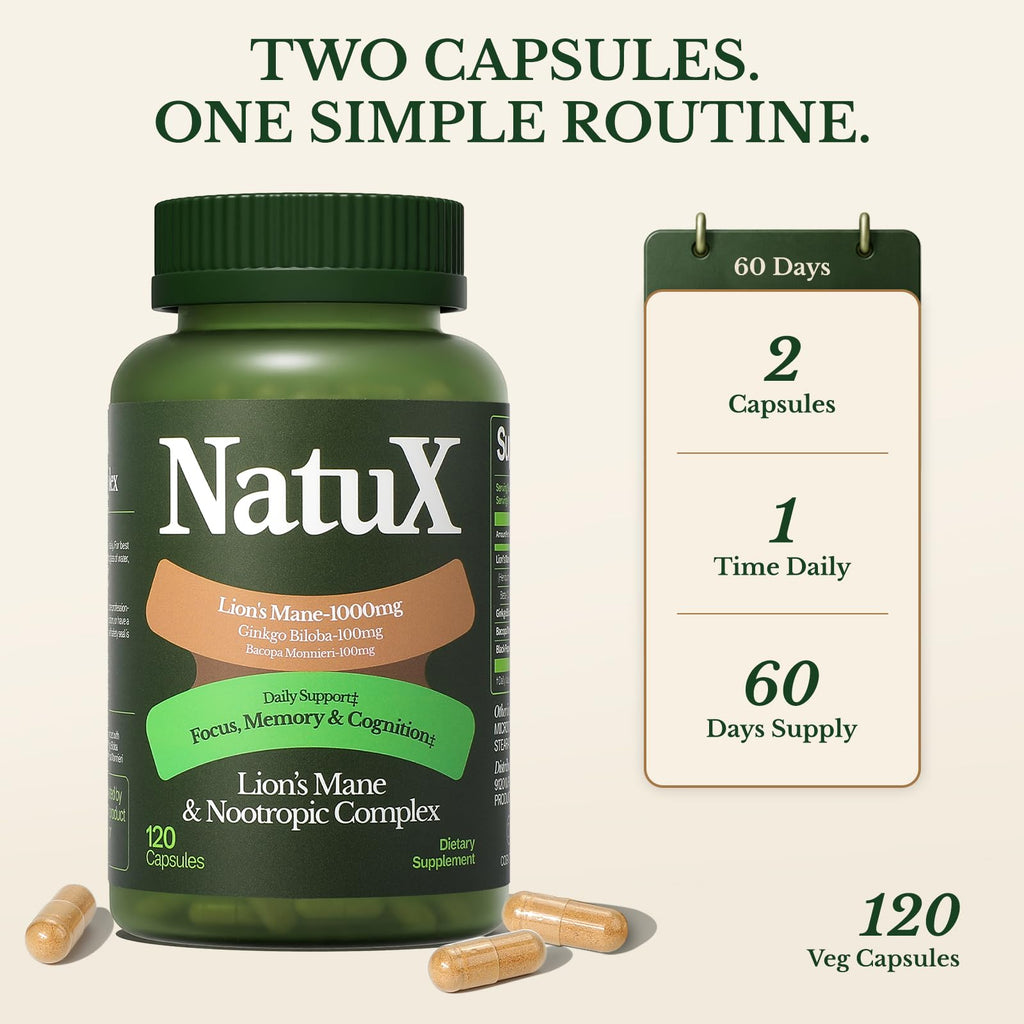 Lion's Mane adaptogen for stress relief