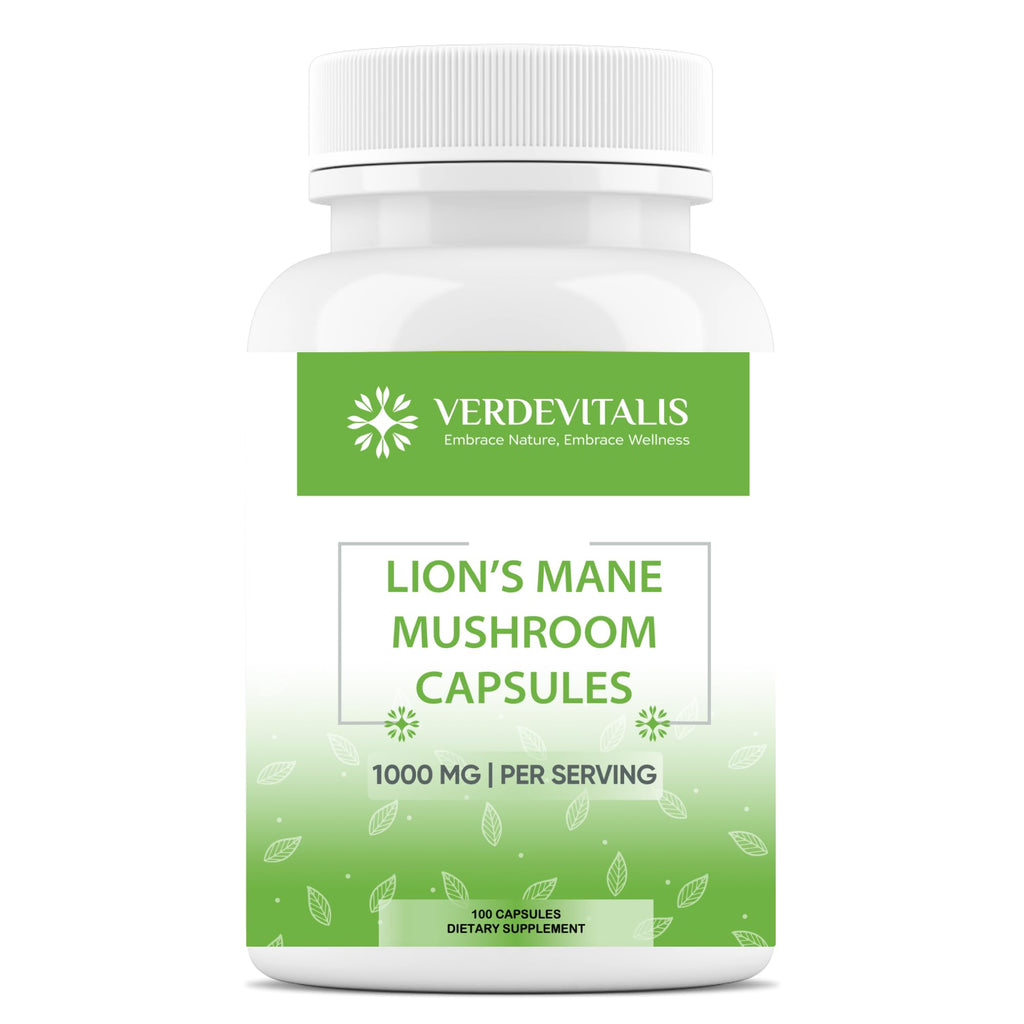 Lion's Mane capsules for brain health