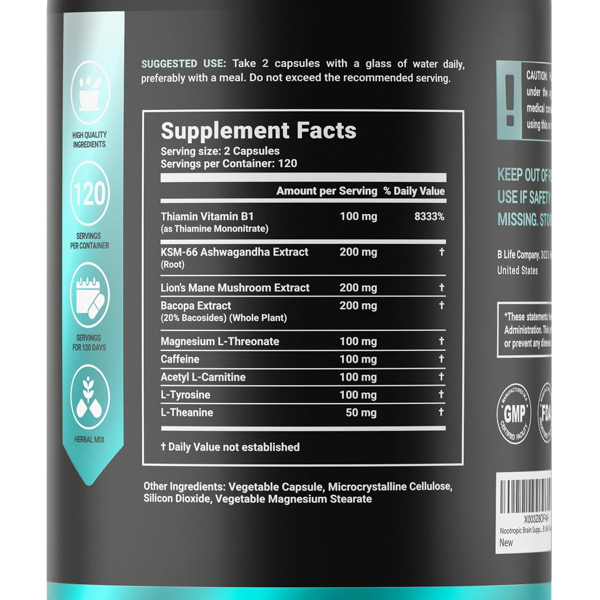 lion's mane capsules for cognitive support