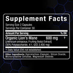 Lion's Mane capsules for daily wellness