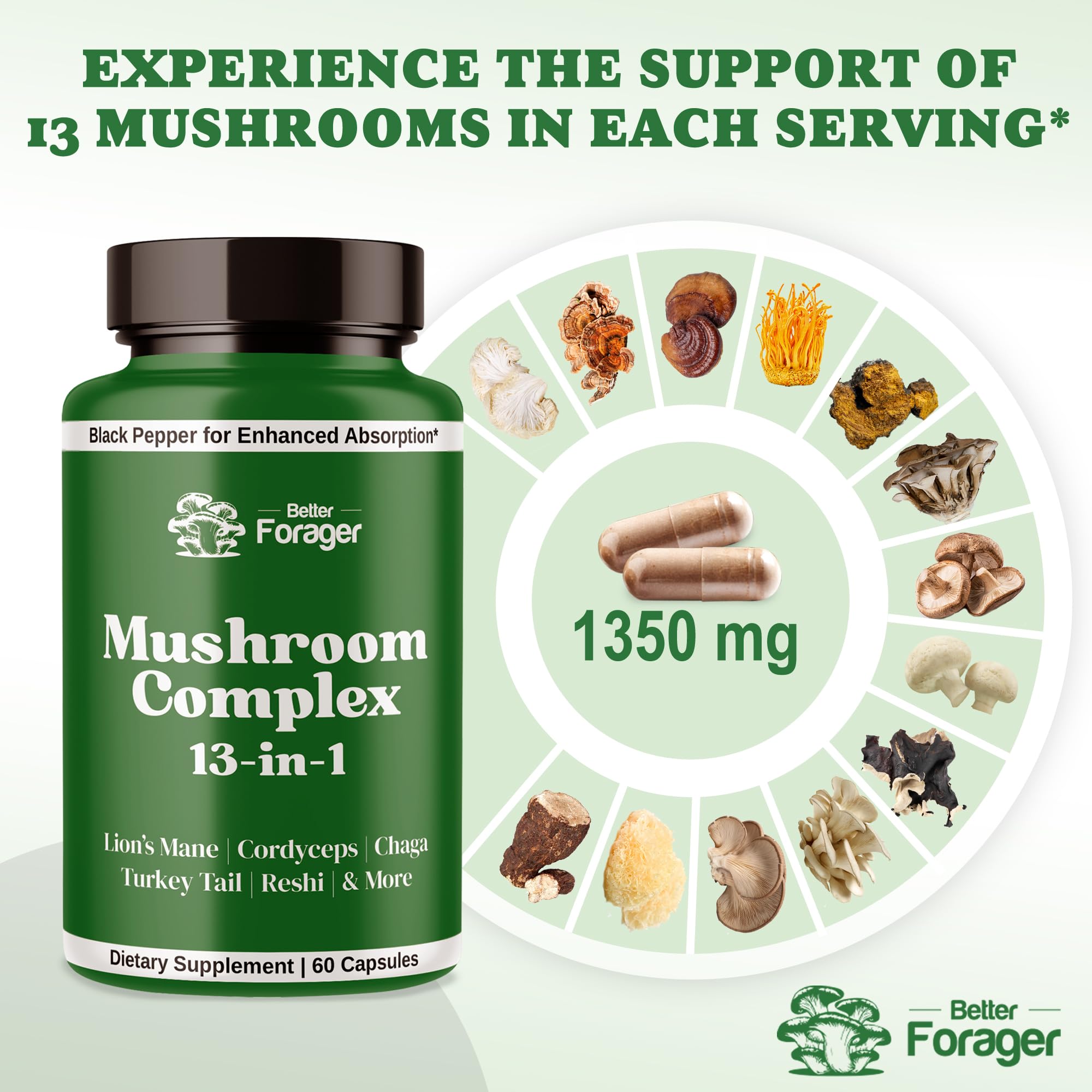 Lion's Mane capsules for memory boost