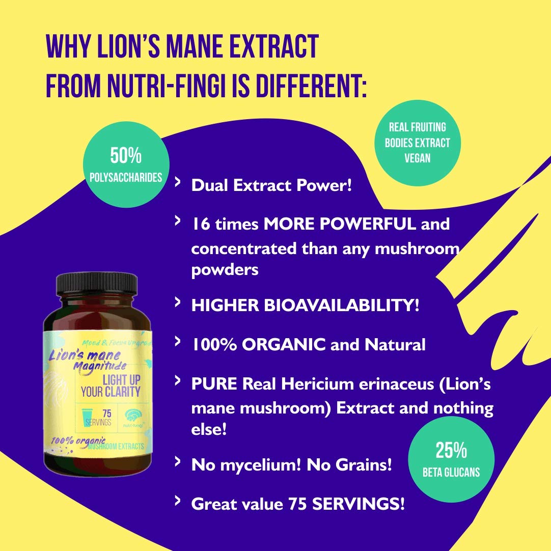 Lion's Mane capsules for mental clarity