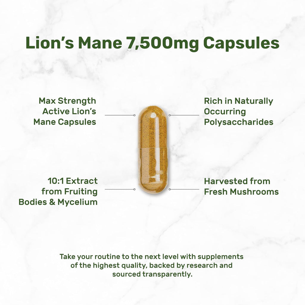 lion's mane capsules for mental clarity
