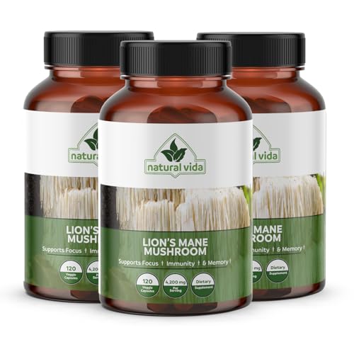 Lion's Mane capsules for mental clarity