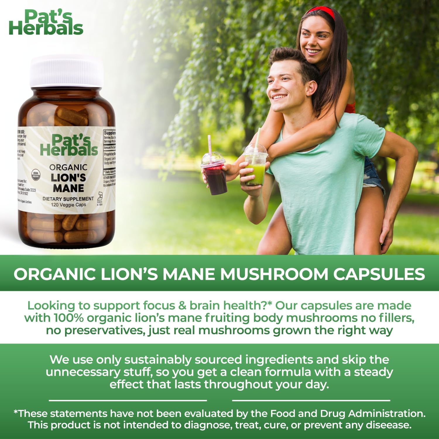 Lion's Mane capsules for overall wellness