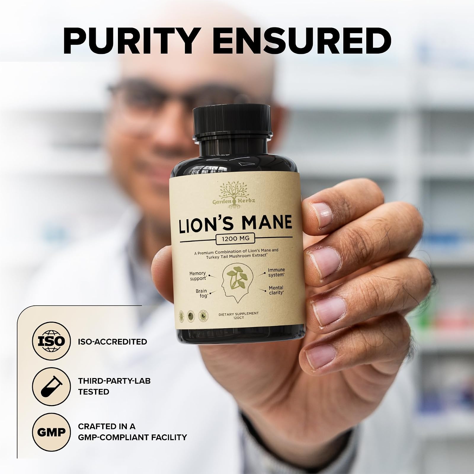lion's mane capsules for stress relief