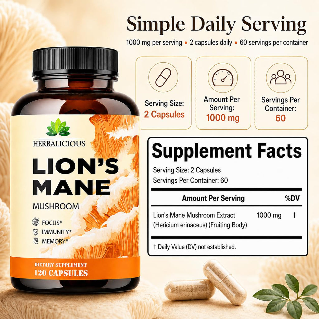 lion's mane capsules for wellness