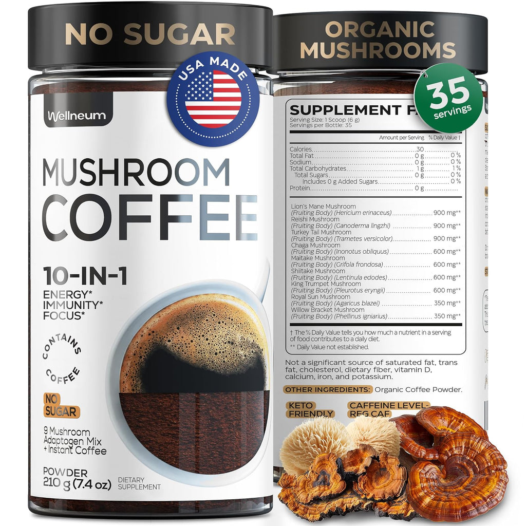 lion's mane coffee for energy