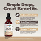 lion's mane drops for mental clarity
