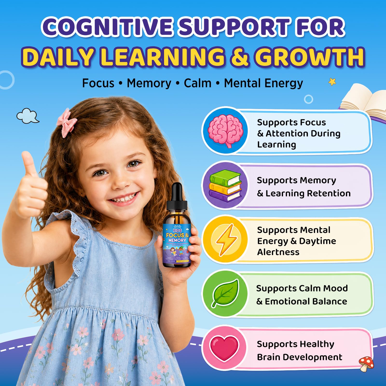 Lion's Mane extract for children's focus