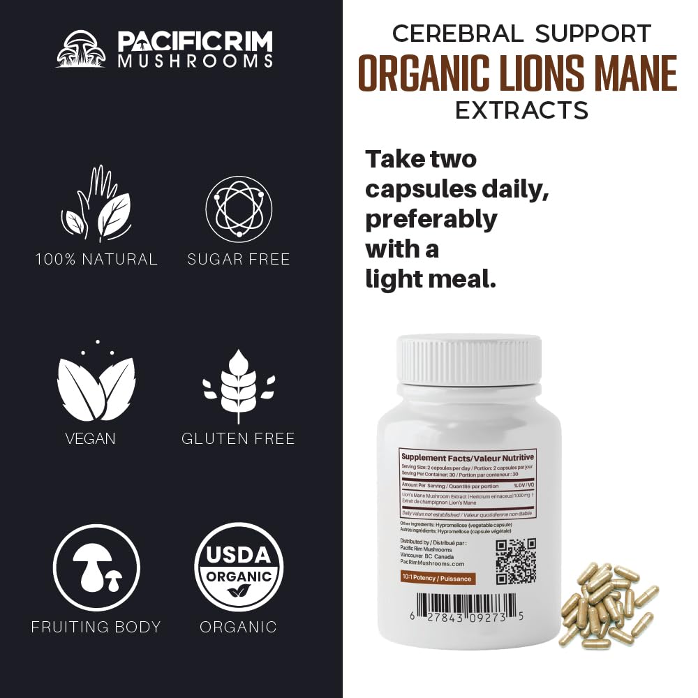 lion's mane extract for stress relief