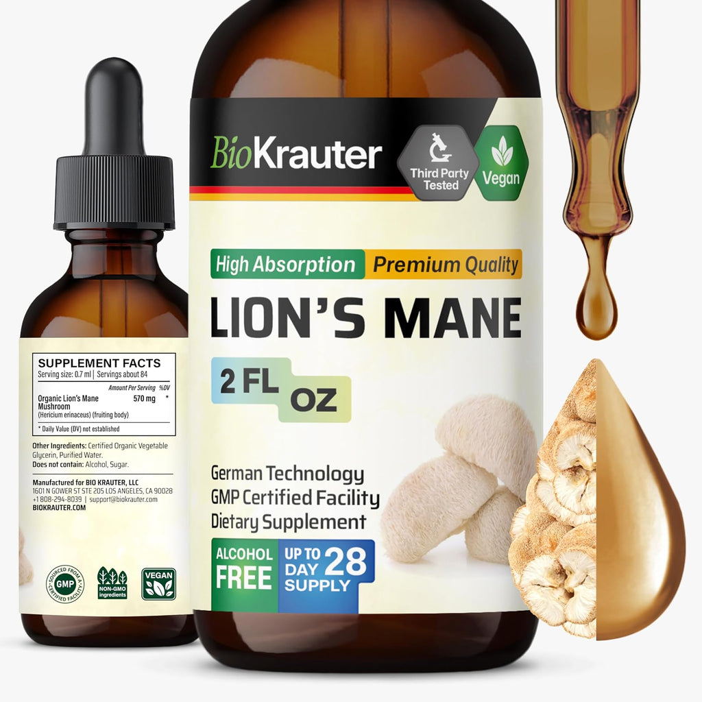 lion's mane focus support supplement