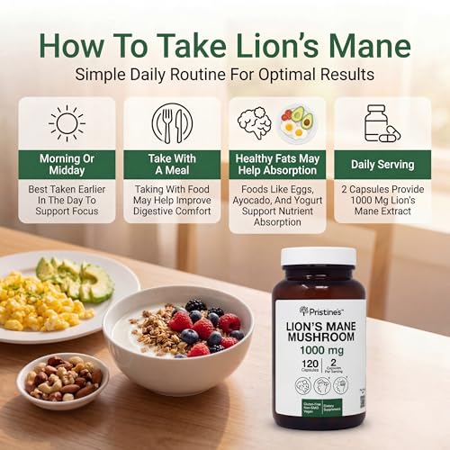 Lion's Mane for better concentration and memory
