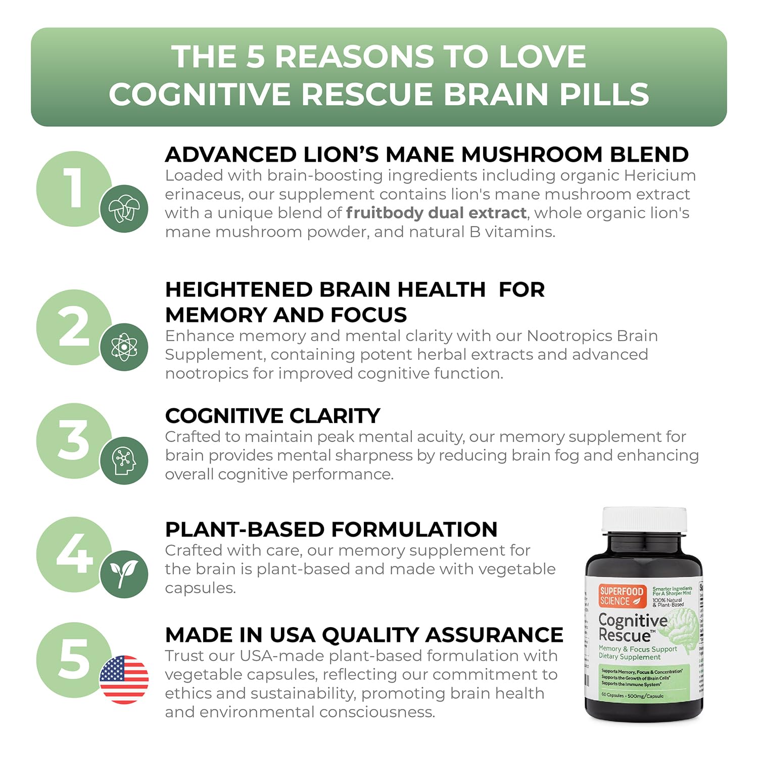 Lion's Mane for cognitive health