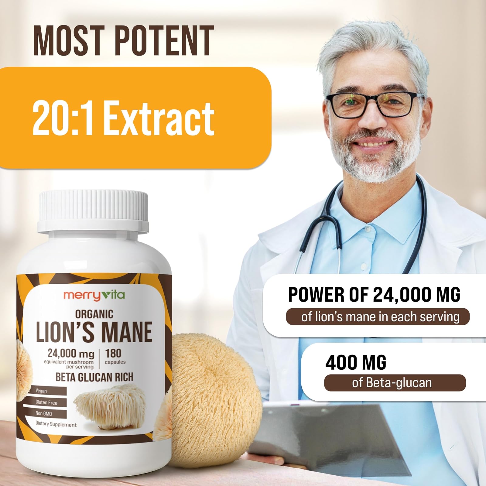 lion's mane for cognitive support