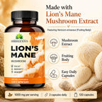 lion's mane for enhanced focus