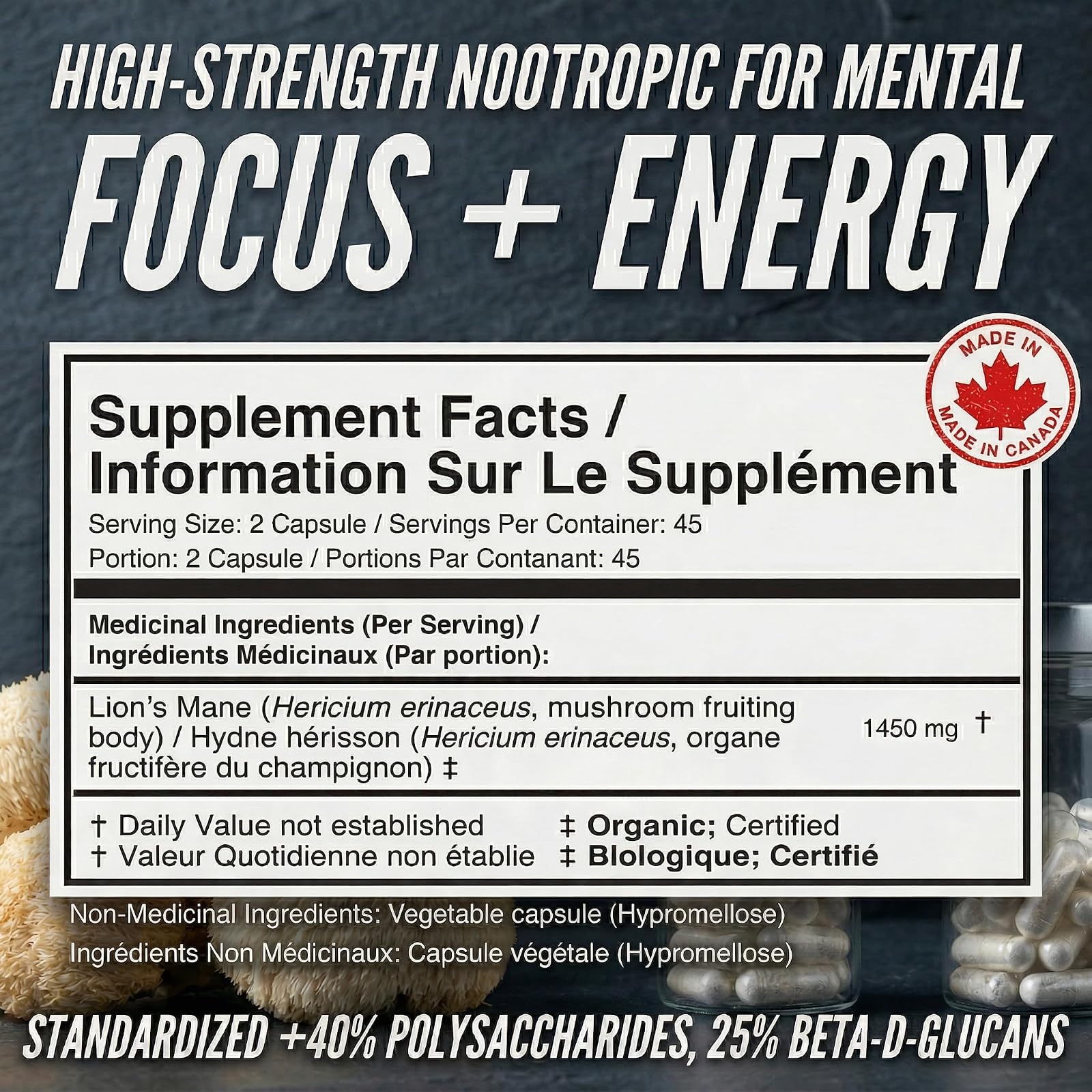 Lion's Mane for mental clarity