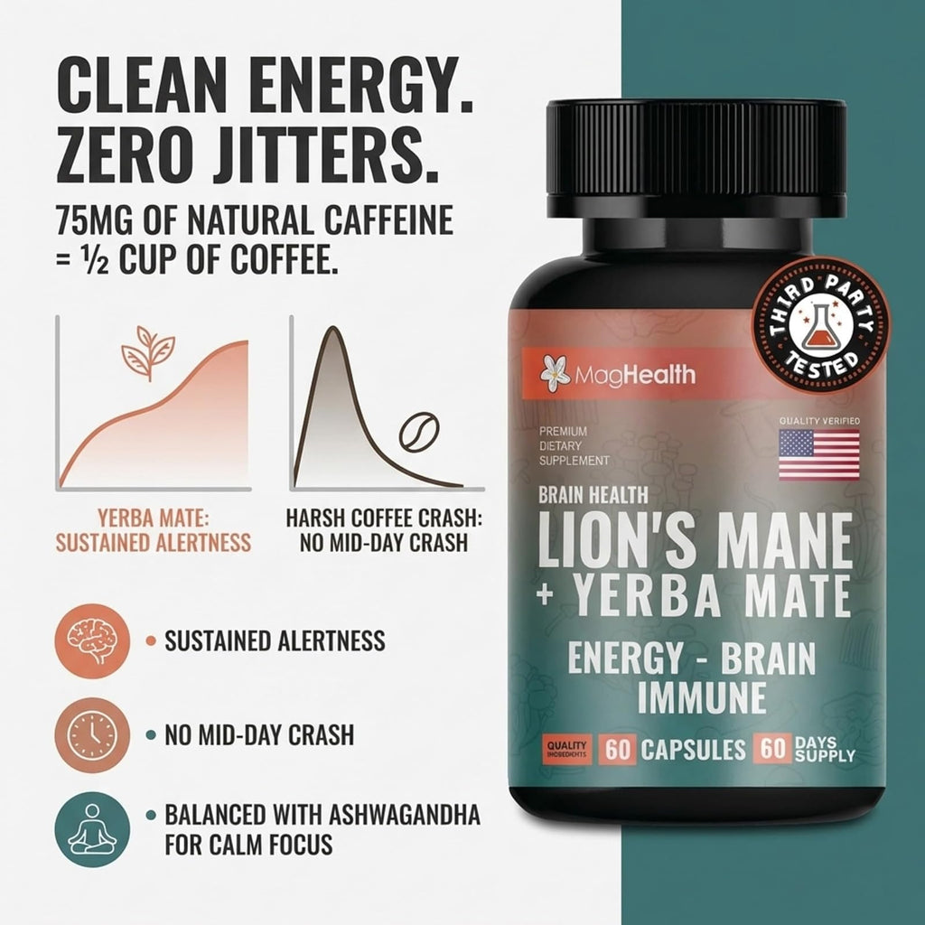 Lion's Mane for stress relief and wellness