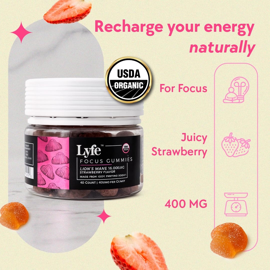 Lion's Mane gummies for cognitive support
