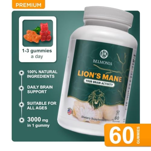 Lion's Mane gummies for enhanced memory