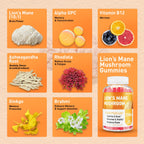 lion's mane gummies with ashwagandha