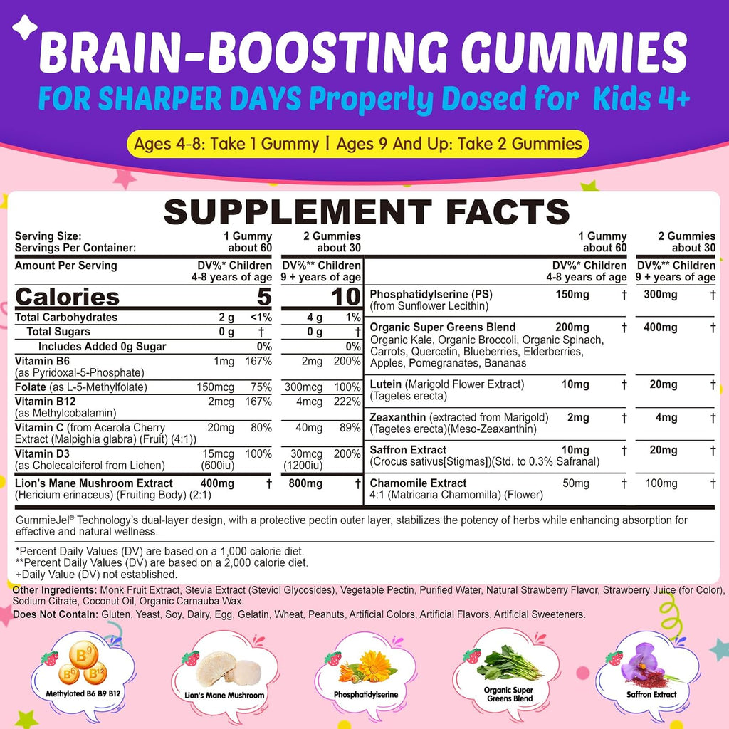Lion's Mane kids gummies