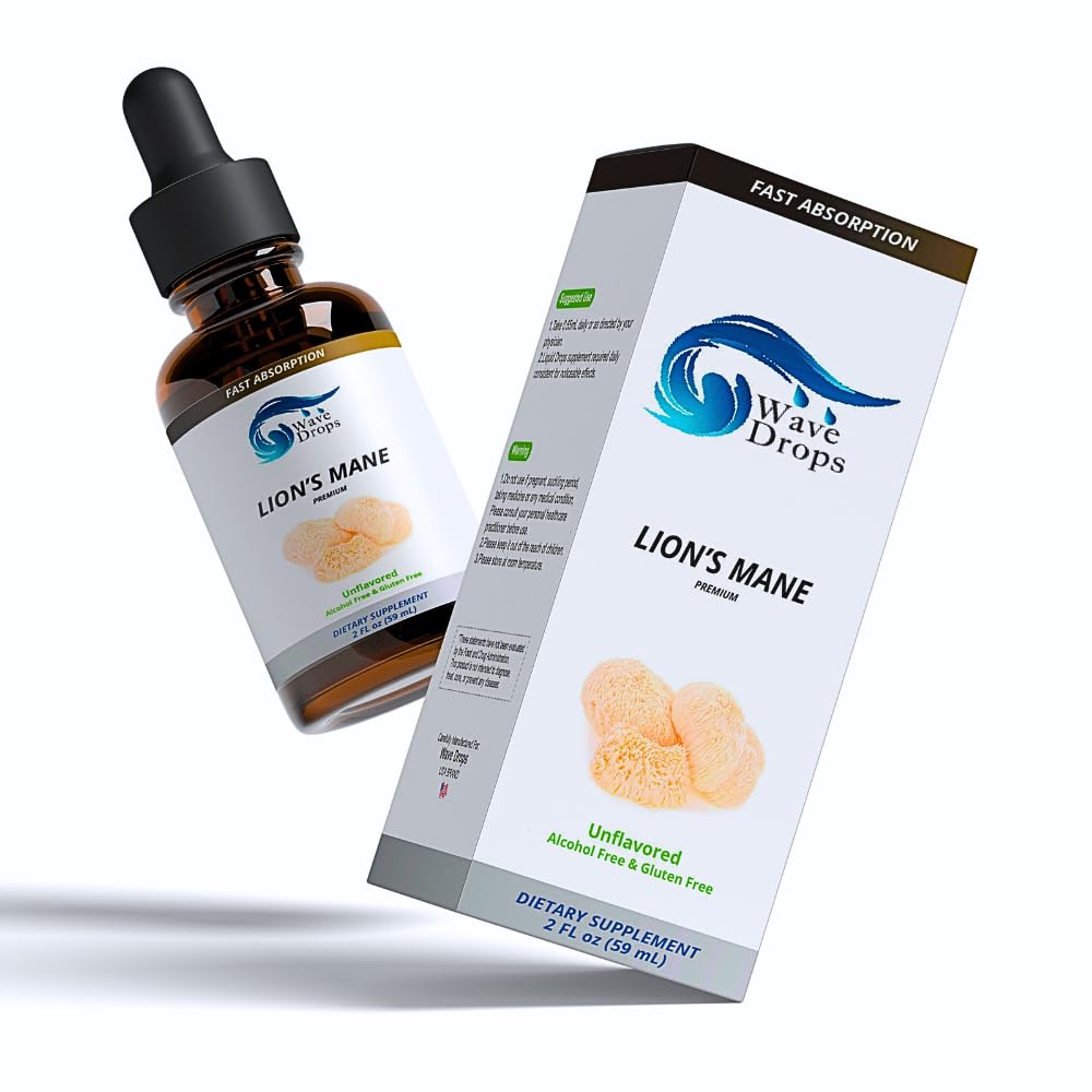 Lion's Mane liquid drops for focus