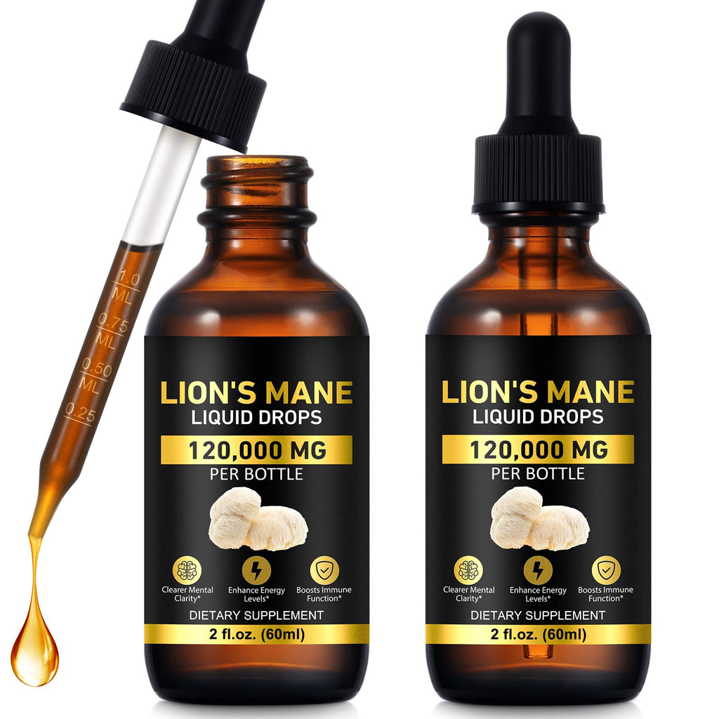 Lion's Mane liquid drops for focus