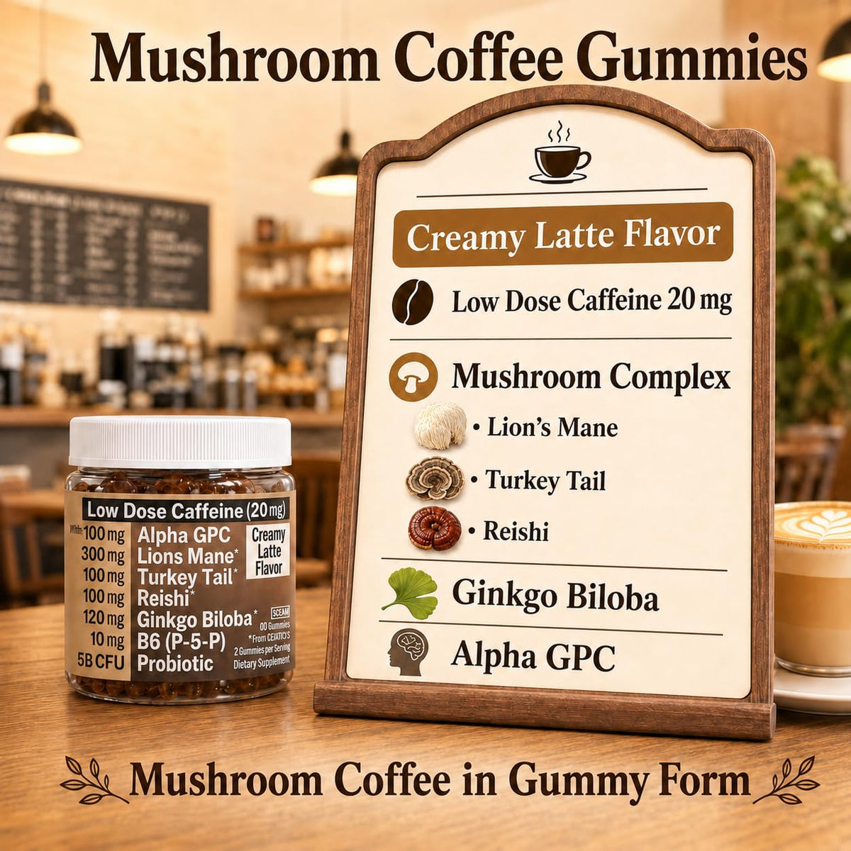 Lion's Mane multivitamins for focus
