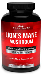 lion's mane mushroom capsules for brain health