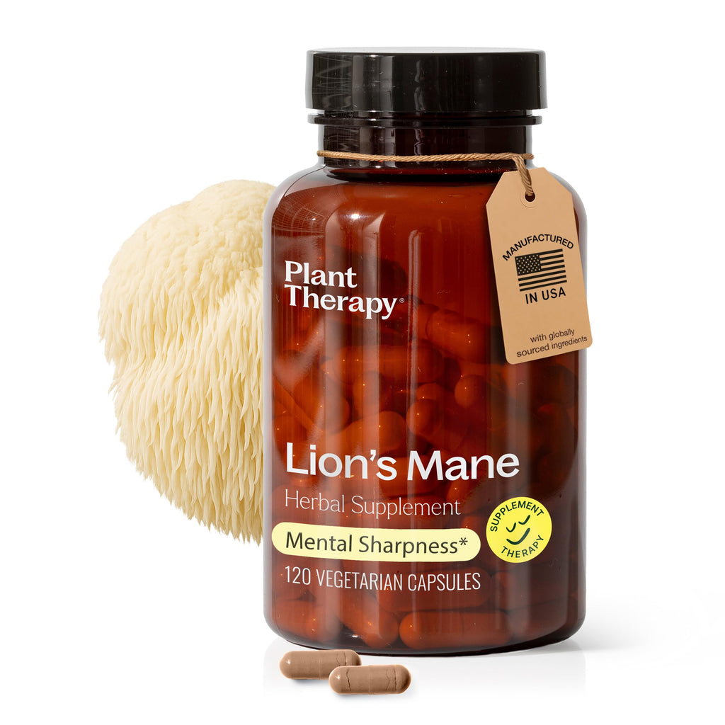 Lion's Mane mushroom capsules for brain health