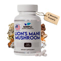 Lion's Mane mushroom capsules for brain health