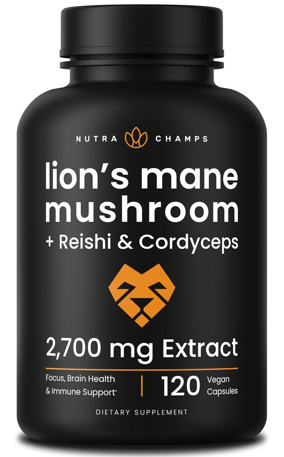 lion's mane mushroom capsules for focus