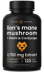 lion's mane mushroom capsules for focus