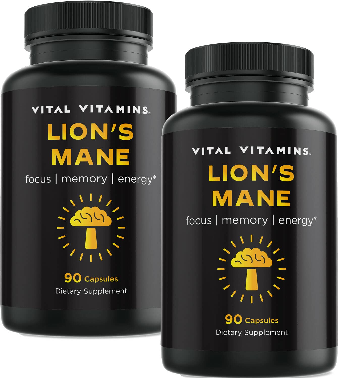 Lion's Mane mushroom capsules for focus