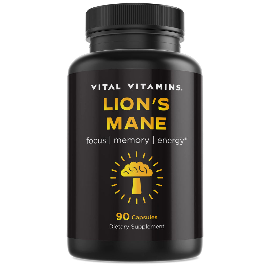 Lion's Mane mushroom capsules for focus
