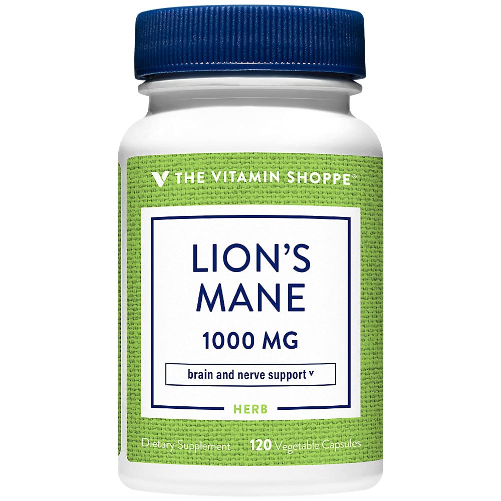 Lion's Mane mushroom capsules for focus
