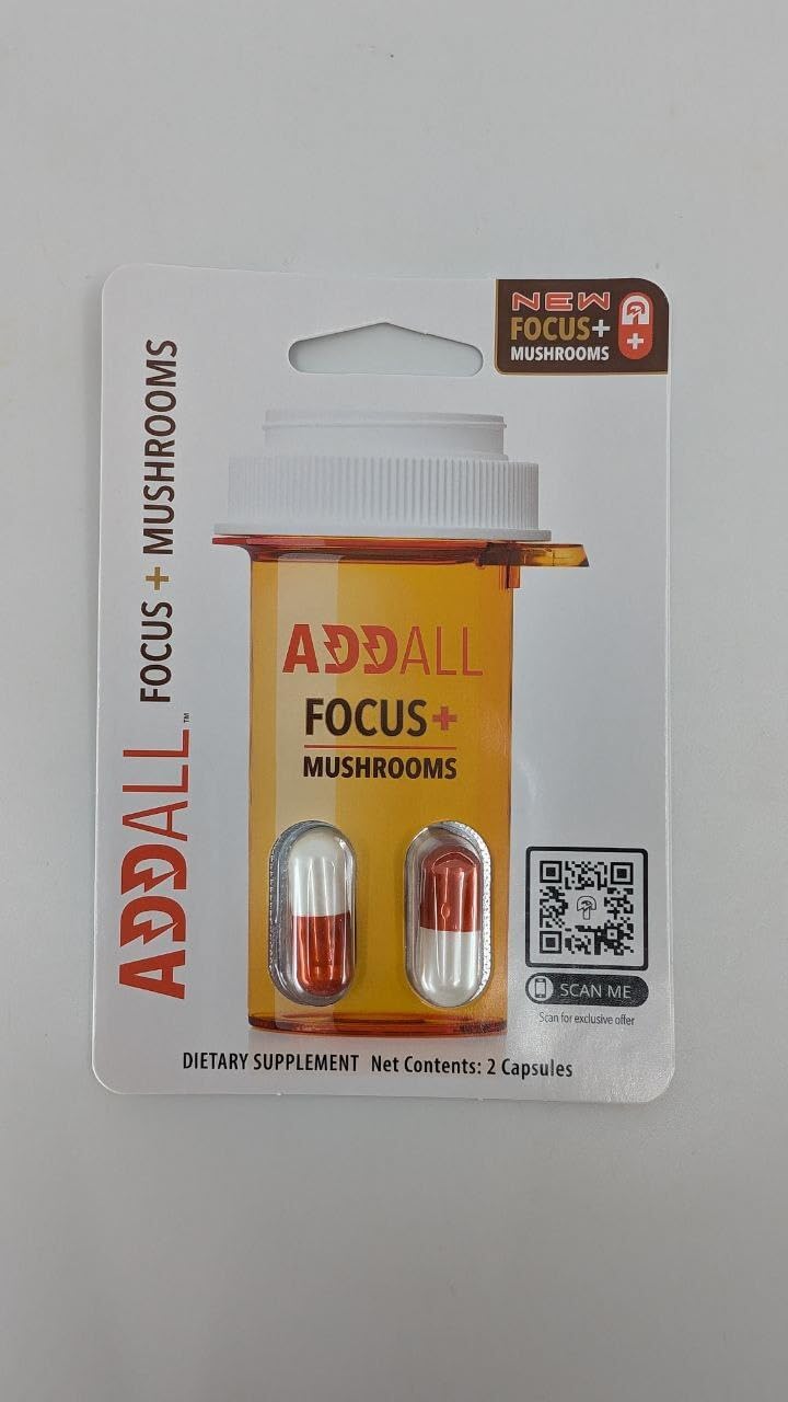Lion's Mane mushroom capsules for focus