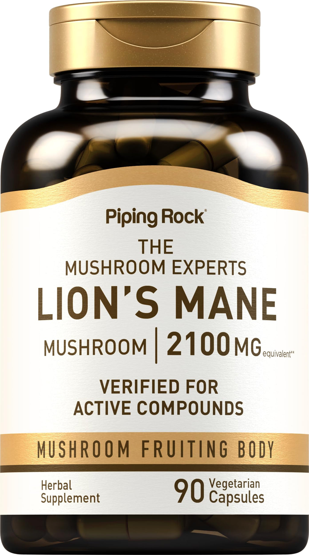 Lion's Mane mushroom capsules for wellness