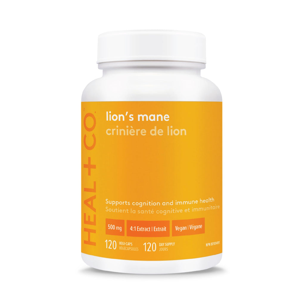 Lion's Mane mushroom capsules for wellness