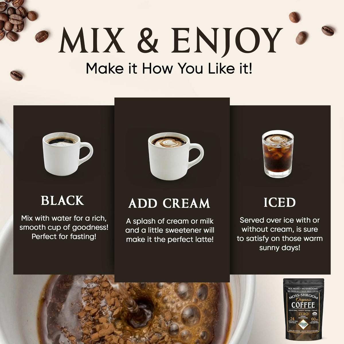 lion's mane mushroom coffee boost