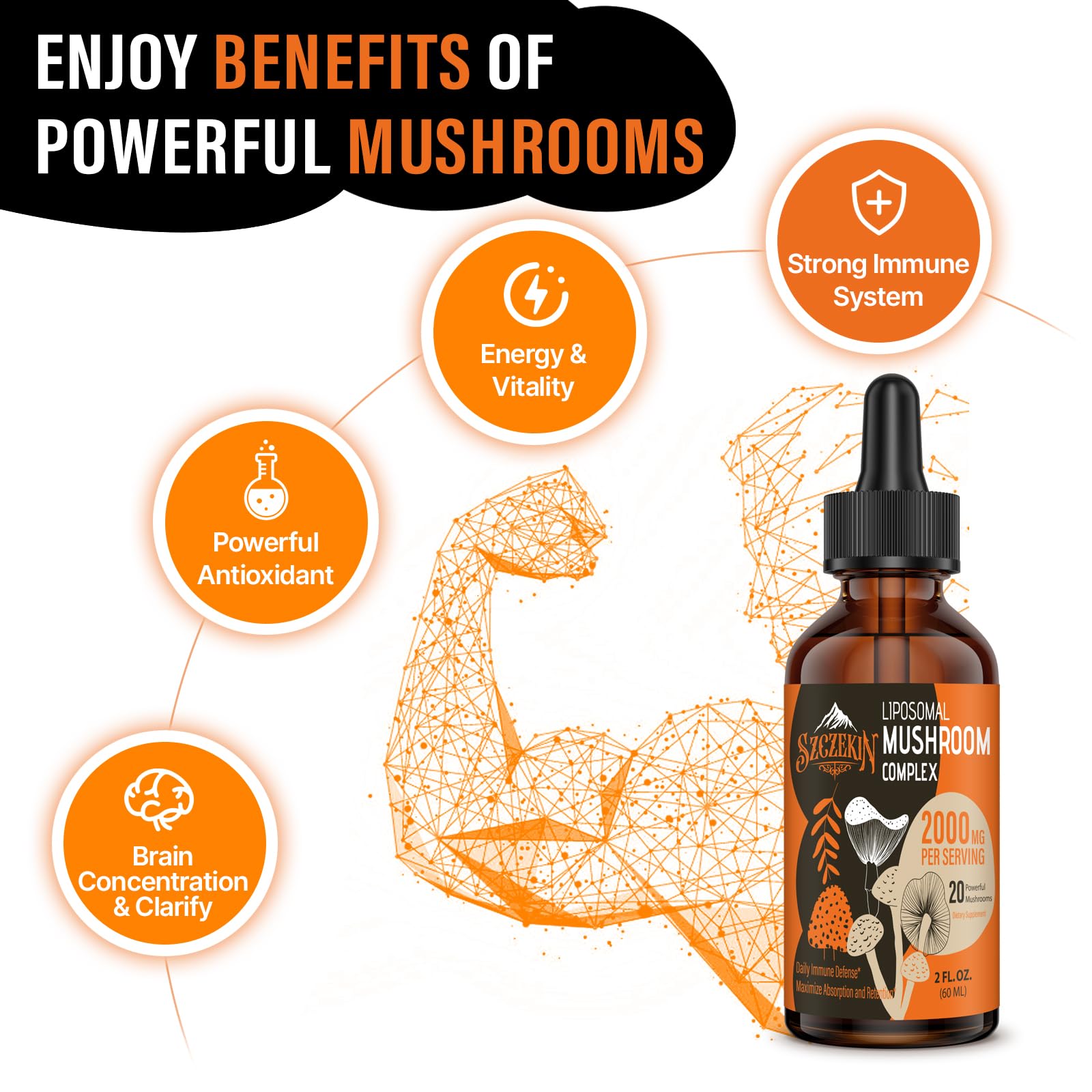 Lion's mane mushroom cognitive support