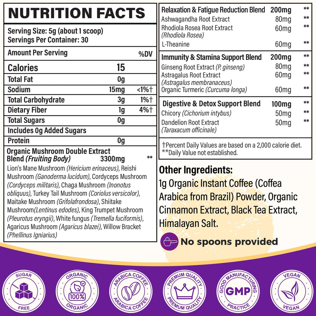 lion's mane mushroom complex supplement