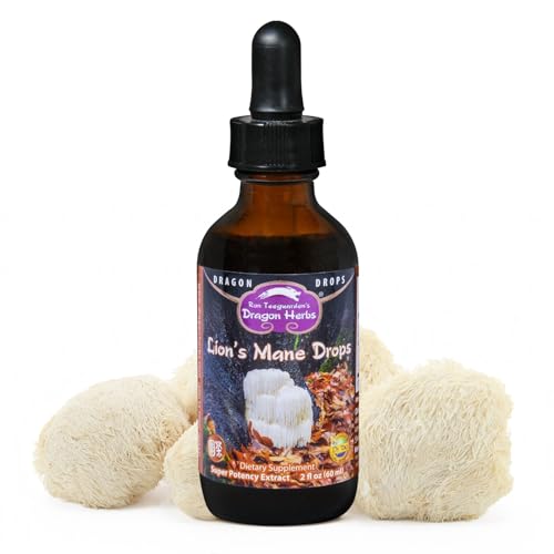 Lion's Mane mushroom drops for brain health
