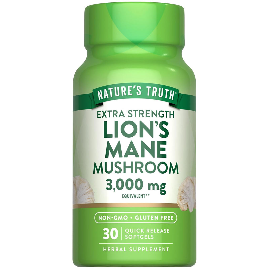 lion's mane mushroom extra strength softgels
