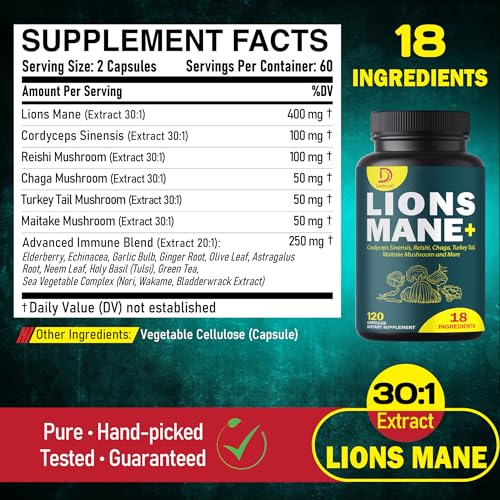 Lion's Mane mushroom for cognitive function